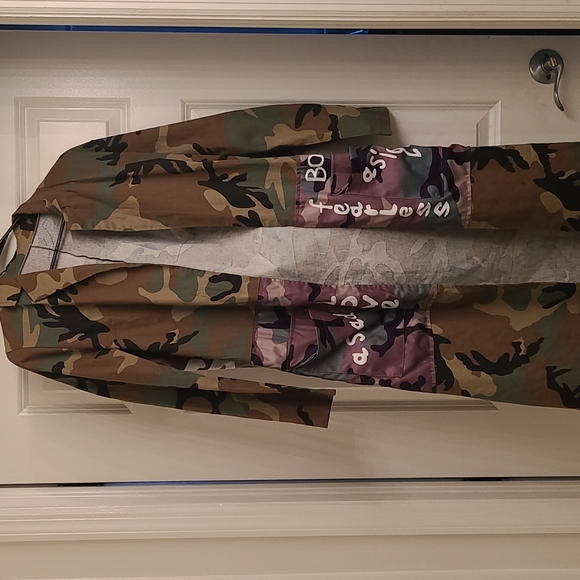 Jackets & Coats | Knee Length Army Fatique Jacket | Poshmark